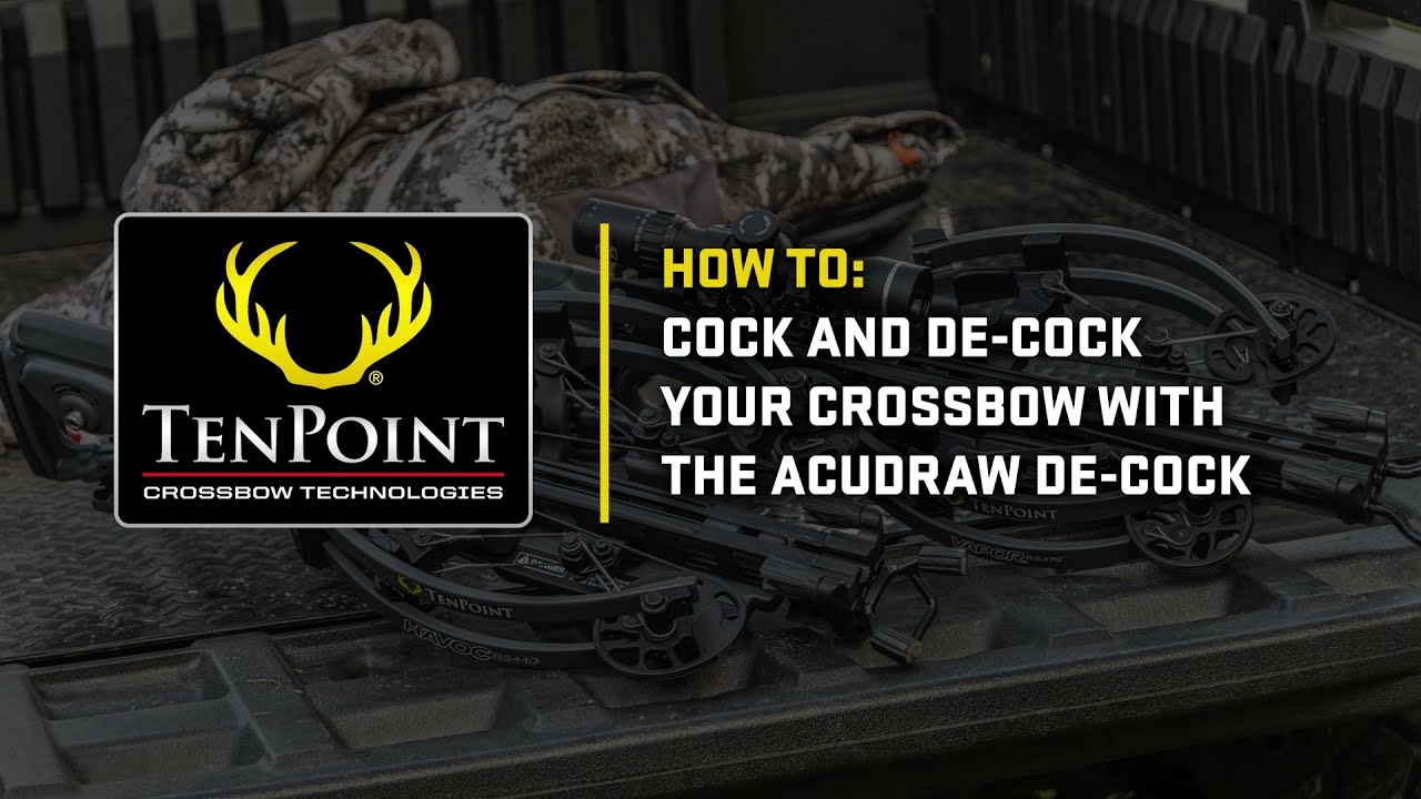 TENPOINT Titan De-Cock Crossbow Package w/ ACUdraw & Pro-View 3x Scope ...