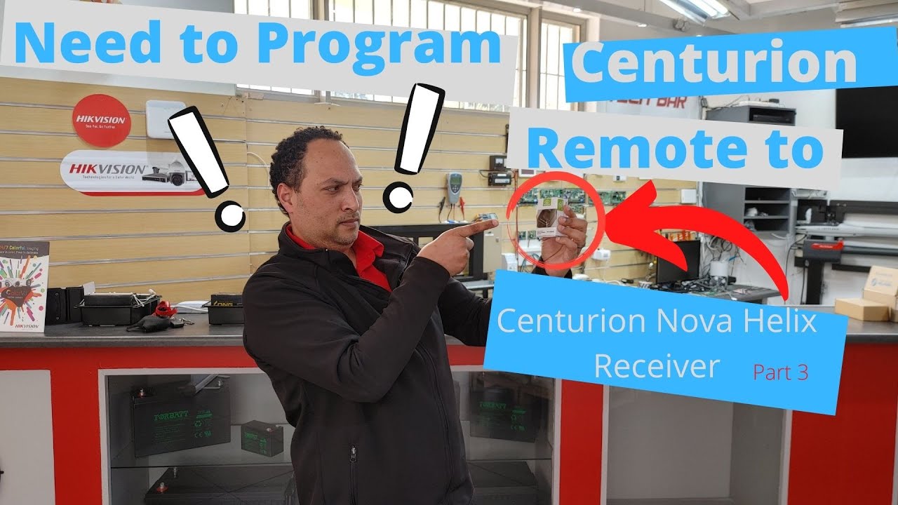 Centurion Nova Remote Master Learn mode - YouTube