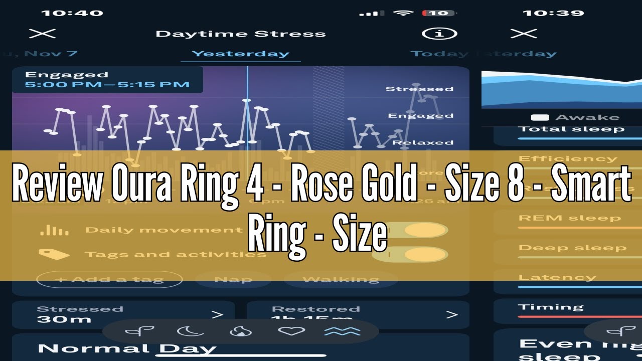Review Oura Ring 4 - Rose Gold - Size 8 - Smart Ring - Size First with ...