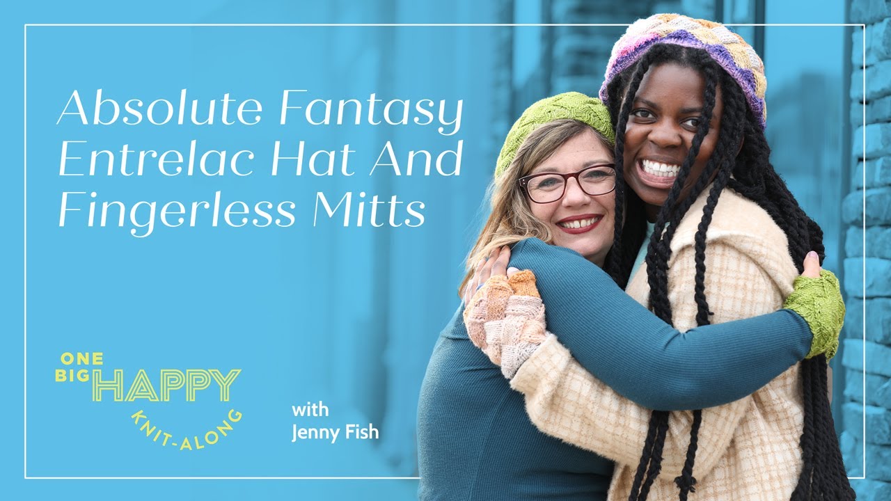Preview: Absolute Fantasy Entrelac Hat and Fingerless Mitts Knit-Along ...
