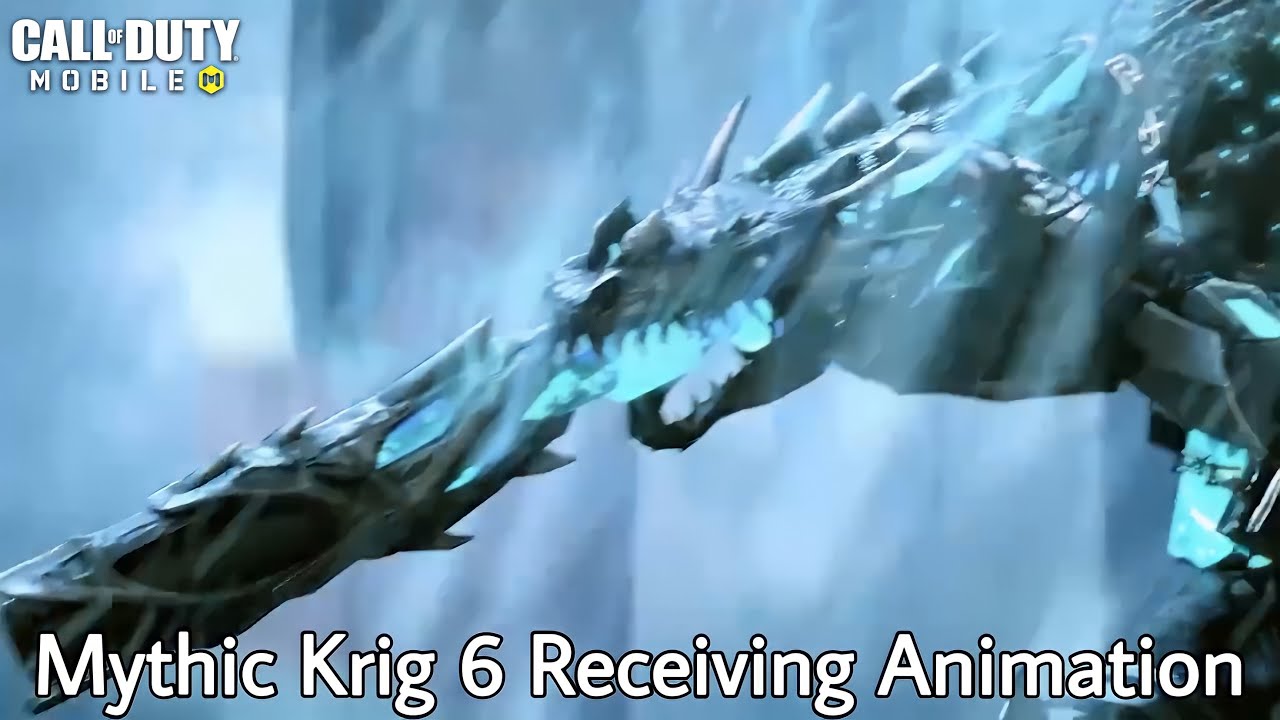 Mythic Krig 6 "Ice Dragon" Receiving Animation callofdutymobile #codm ...