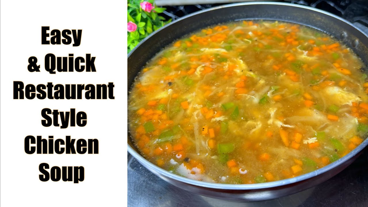 Chicken Soup Restaurant Style | - YouTube