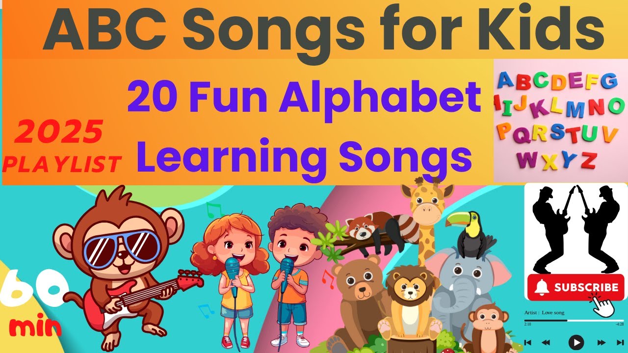 ABC Songs for Kids | 20 Fun Alphabet Learning Songs | Educational Songs ...