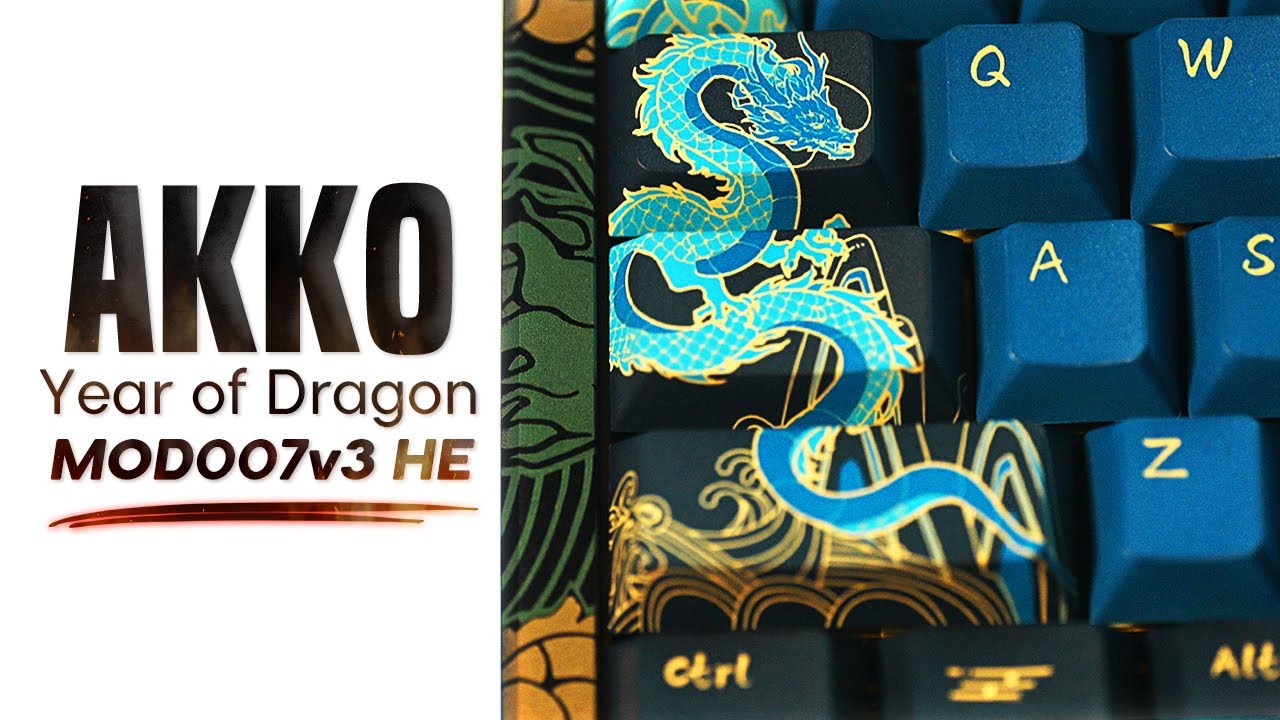 Akko v3 HE | The Dragon Gaming Keyboard - YouTube