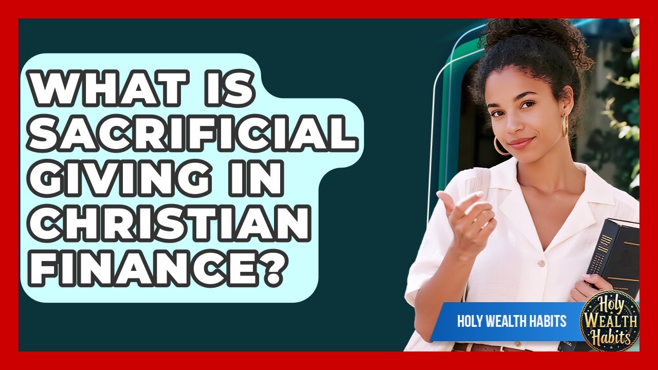 What Is Sacrificial Giving In Christian Finance? - Holy Wealth Habits ...