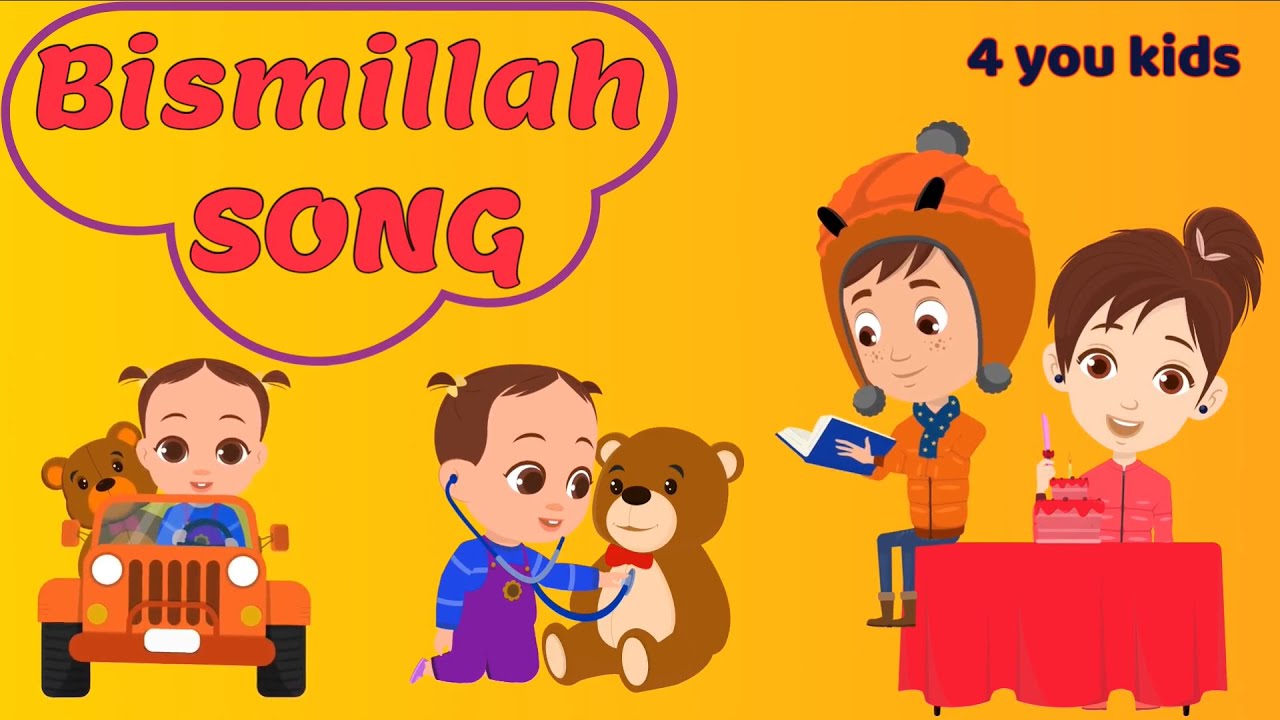 Bismillah song | Nasheed vocals only | cartoon for muslim children ...