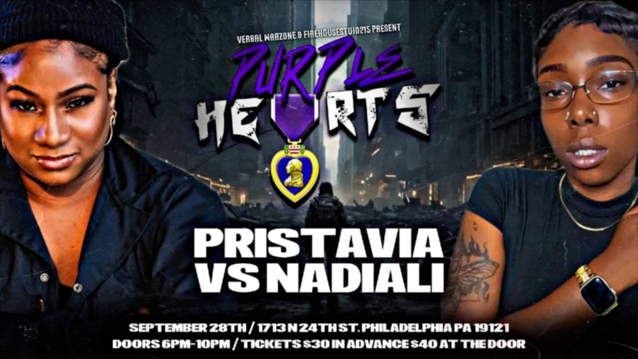 [VERBAL WAR ZONE] PURPLE HEARTS ANNOUCEMENT #4 PRISTAVIA VS NADIALI ...