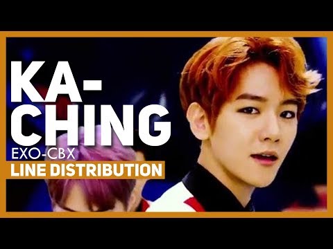EXO - CBX - Ka-CHING! (Full Ver.) Line Distribution [White-Coded]