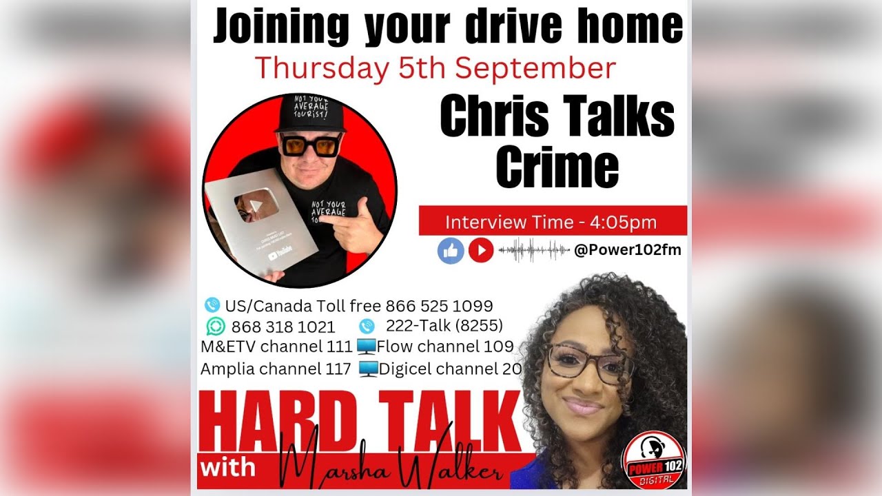 Hard Talk with Marsha Walker - Guest Chris Must List - YouTube