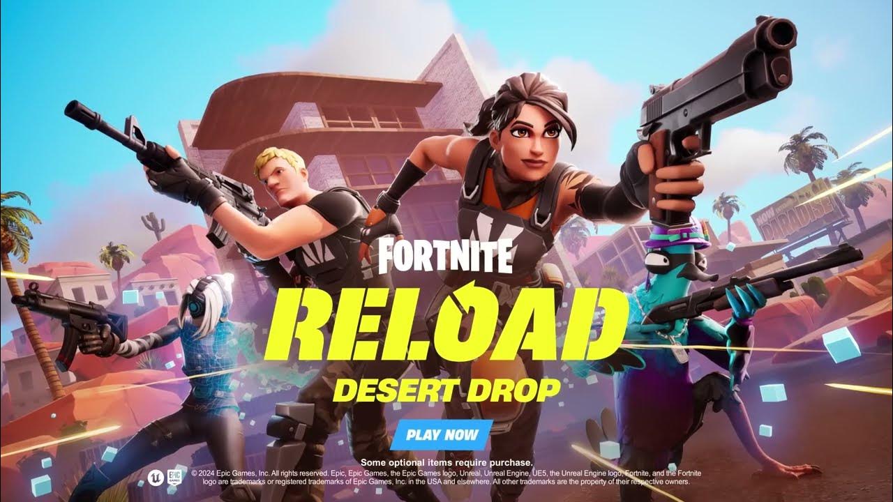 Reload Desert Drop New Map, Solos, and More #fortniteupdate - YouTube