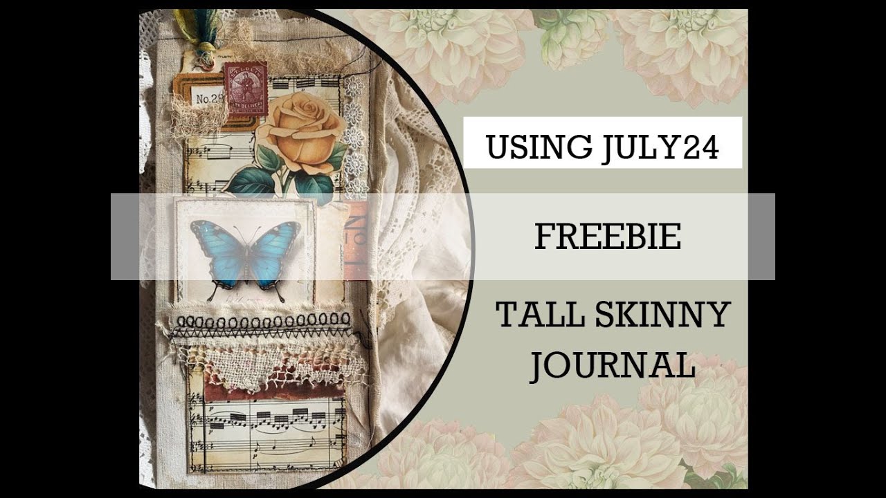 JULY24 FREEBIE. (Process video) TALL Skinny Journal from Amazon ...