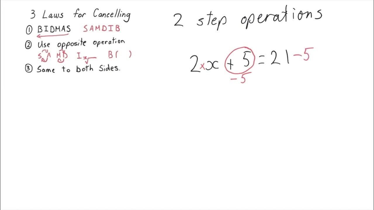 Two Step Operations - YouTube