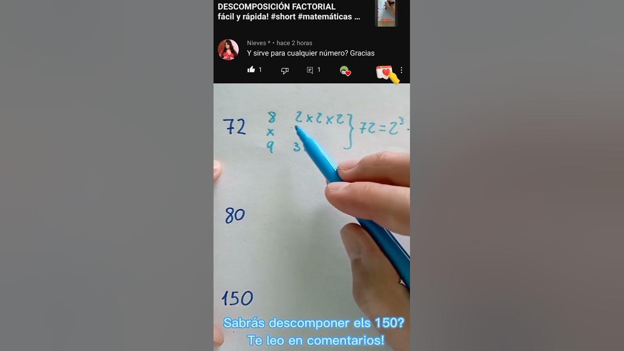 DescomposiciÓn Factorial Muy Fácil Matemáticas Facil Youtube