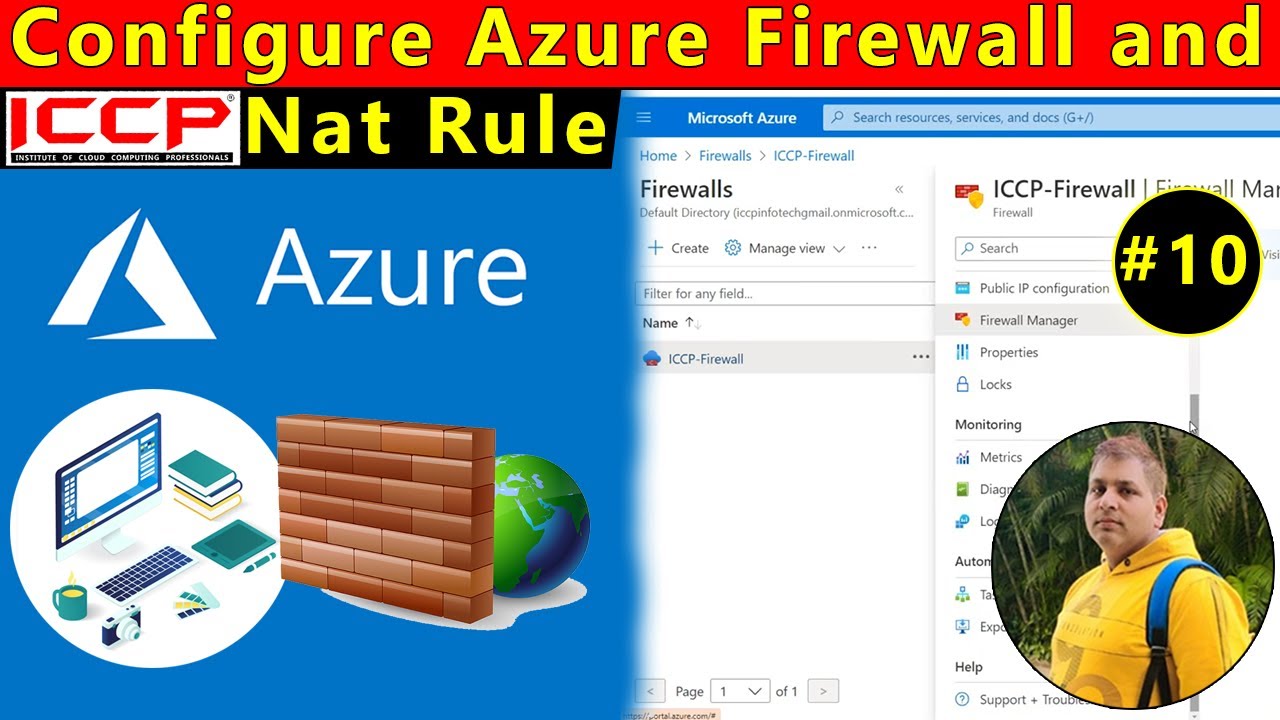 How To Configure Azure Firewall and Nat Rule | Azure Session 10 | In ...