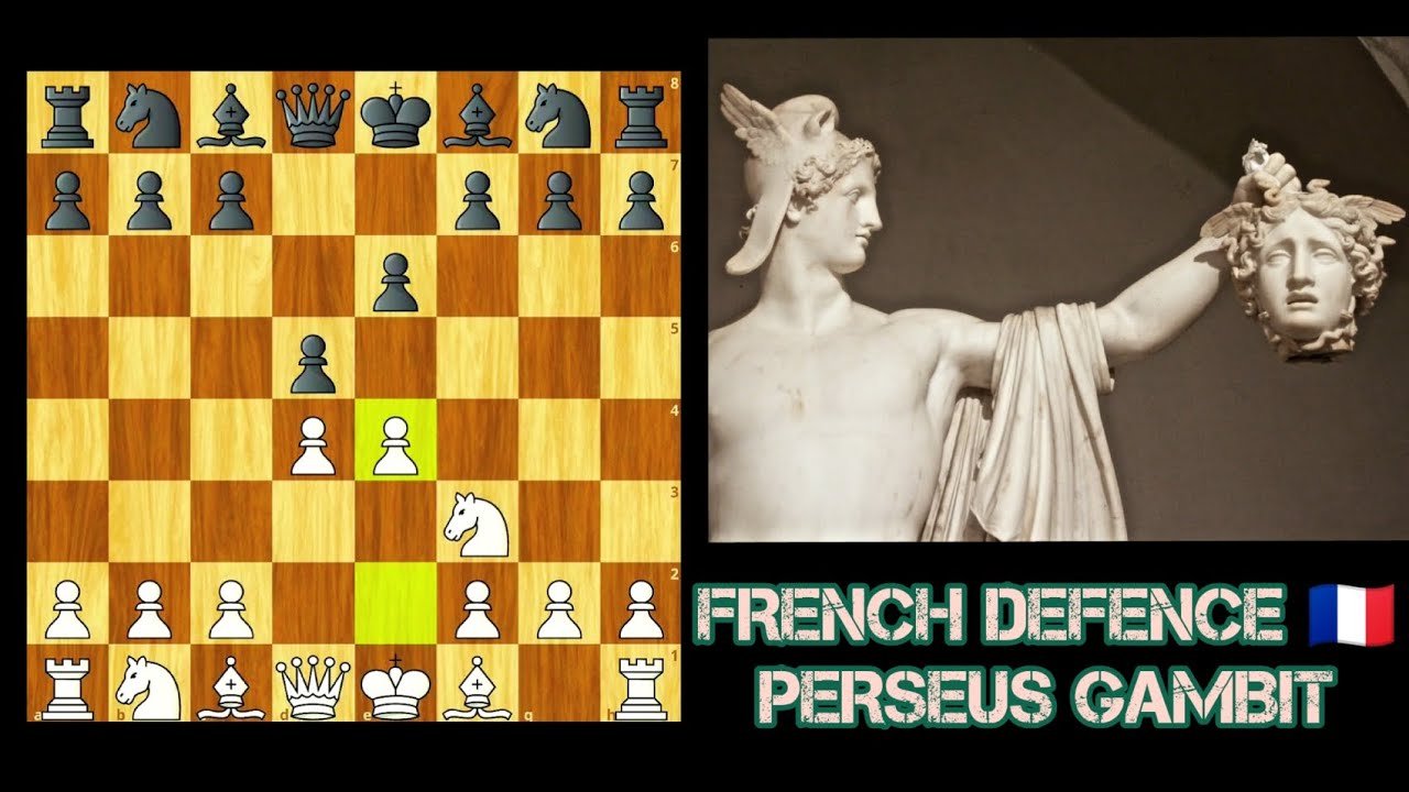 PERSEUS GAMBIT|FRENCH DEFENCE 🇫🇷|CHESS BLITZ GAME🔥🔥🔥|QUEEN & KNIGHT ...