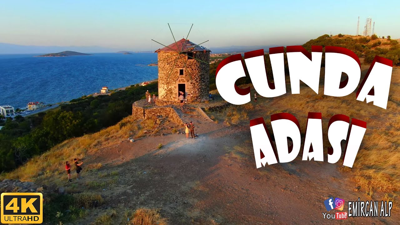 Ayvalık'ta Gezilecek Yerler * Cunda Adası 4K #3 Bird's Eye View of ...