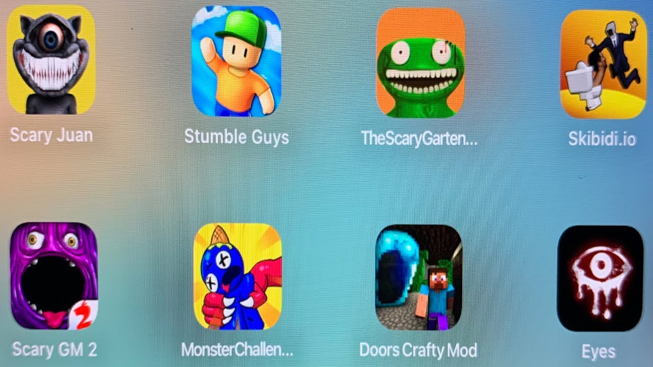 Scary Juan,Stumble Guys,The Scary Garten Banban's,Skibidi io,Doors for ...