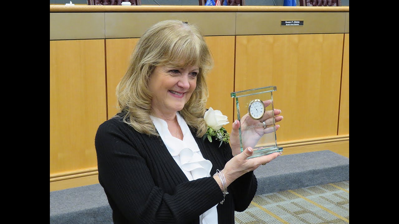 Wendy Atkinson recognized as 2021 Jean C. Harris Award for Excellence recipient. - YouTube