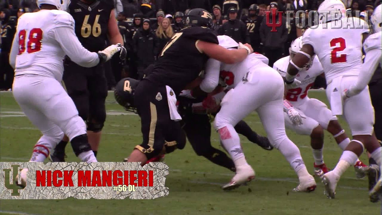 DE Nick Mangieri - Defensive Player of the Week - Purdue - YouTube