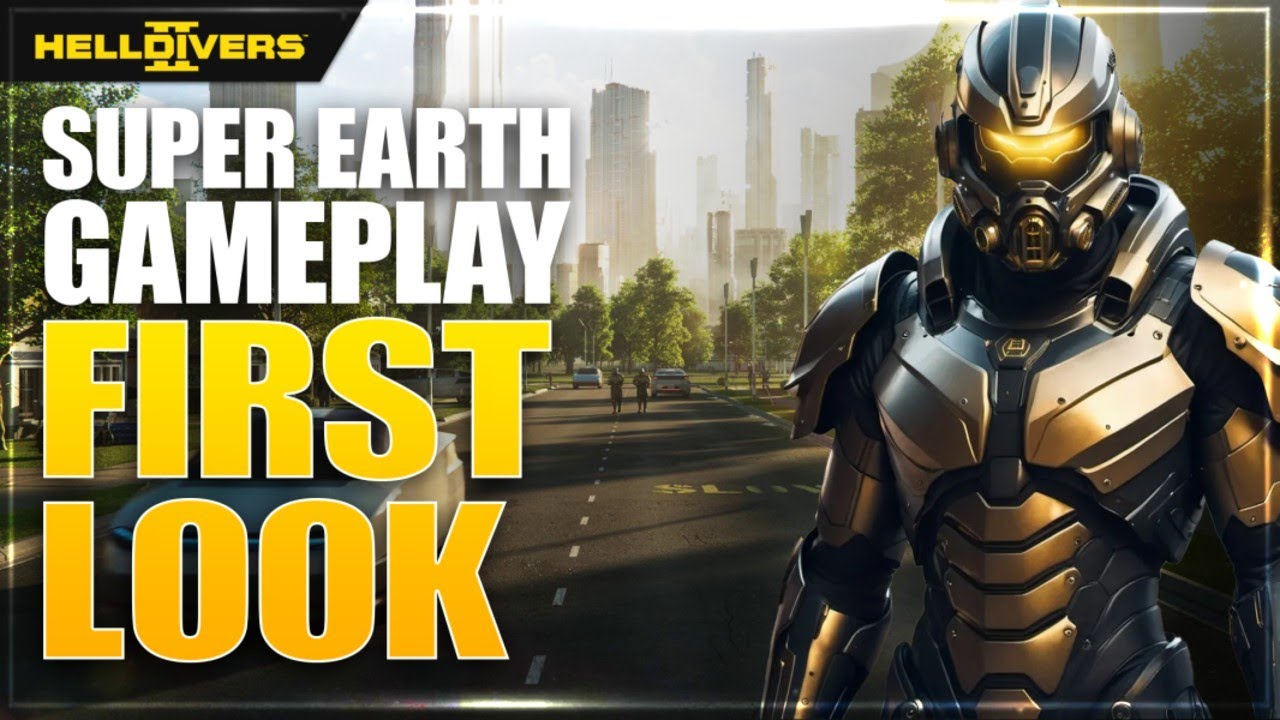 First Look At Helldivers 2 New Planets & Super Earth Defense - YouTube