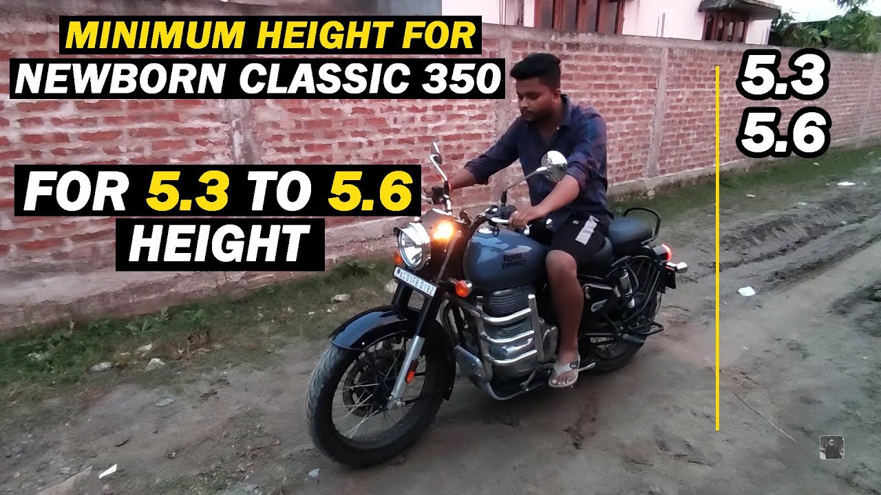 For 5 4 To 5 6 Riders Height Test On New Classic 350 All Doubts Clear