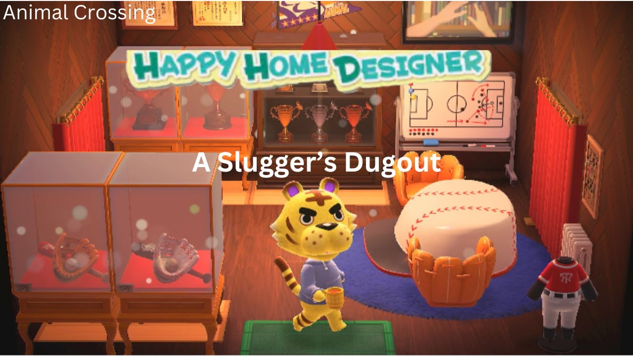 A Slugger's Dugout for Tybalt! Animal Crossing New Horizons, Happy Home ...