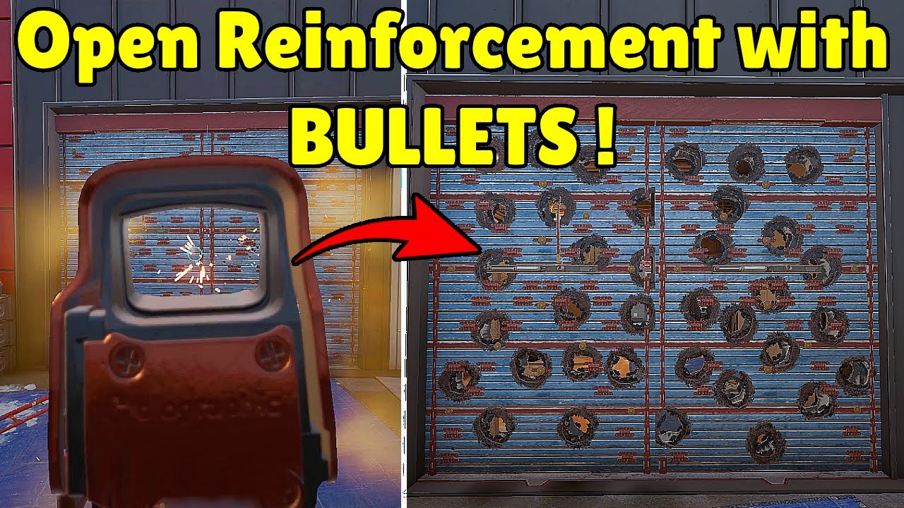 Reinforced Walls Can Be Opened By SHOOTING THEM ! - Rainbow Six Siege ...