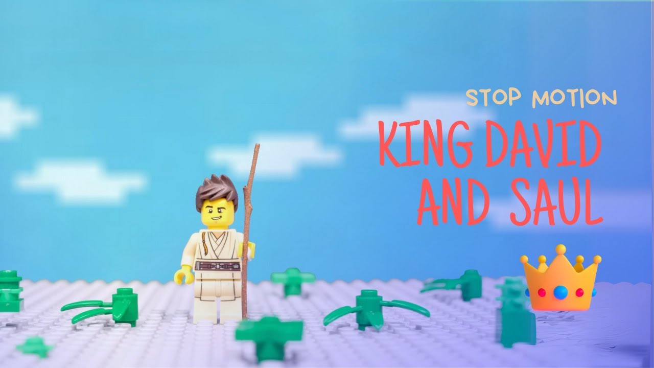 King David and King Saul Lego Stop-motion | Dad's Story Time 👑 - YouTube