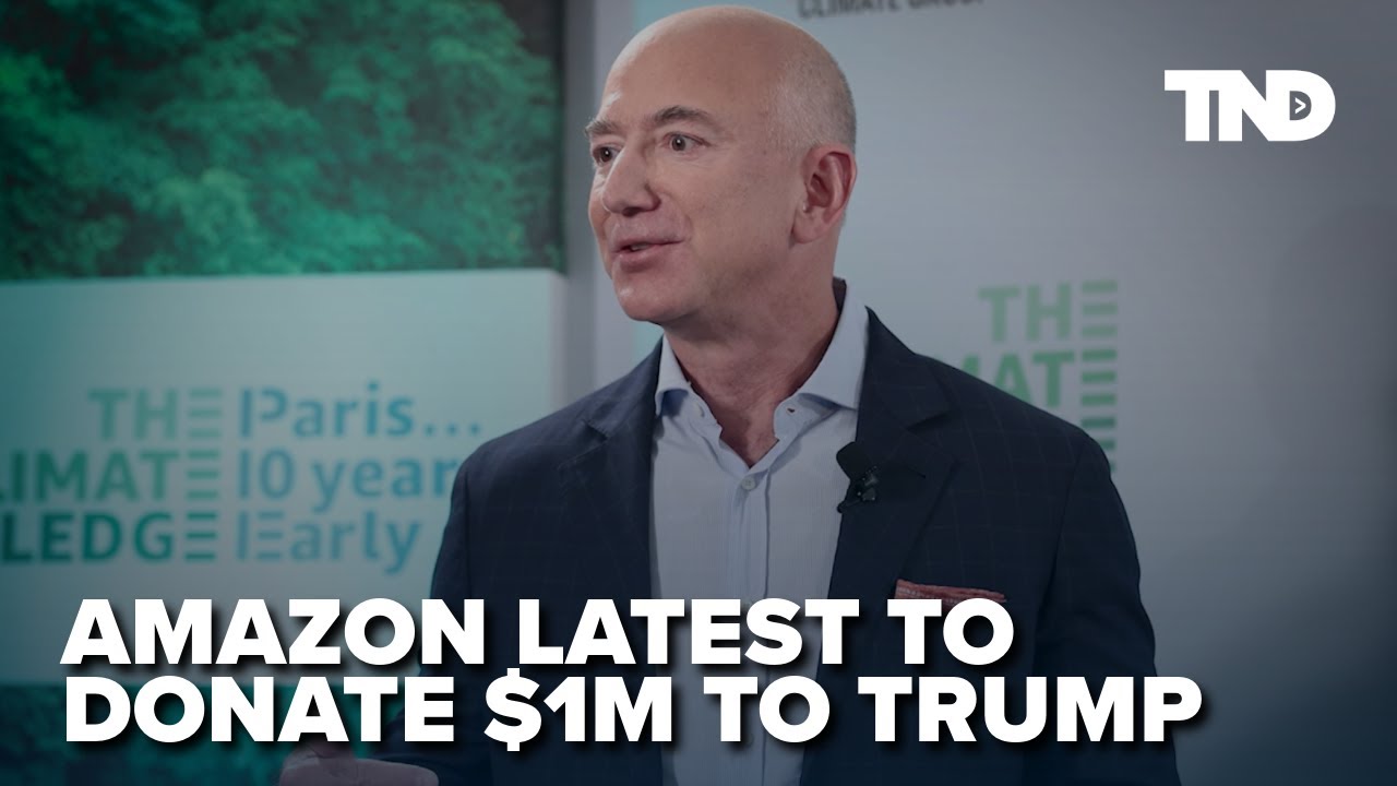 Amazon latest tech giant set to donate $1 million to Trump inaugural ...