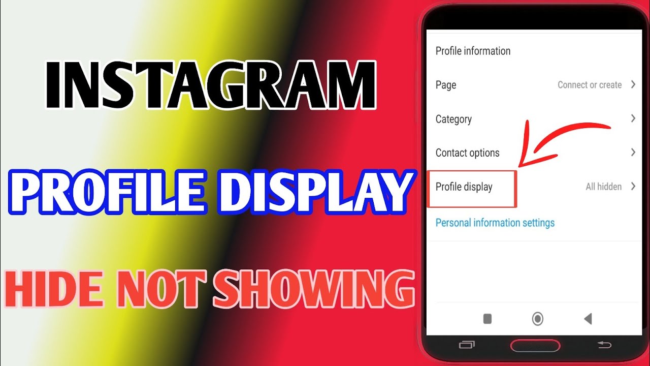 Instagram Profile Hide Display Not Showing // How To Find Instagram ...