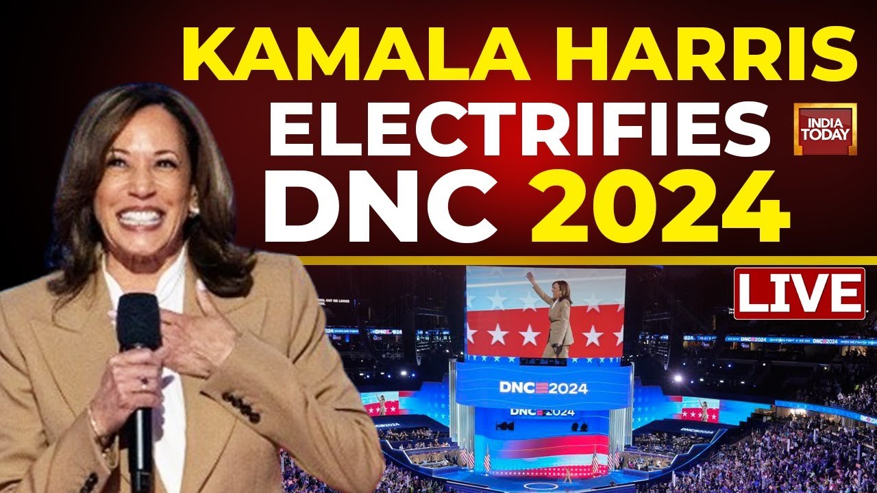 DNC Convention 2024 Chicago LIVE | Kamala Harris Makes Final Remarks ...