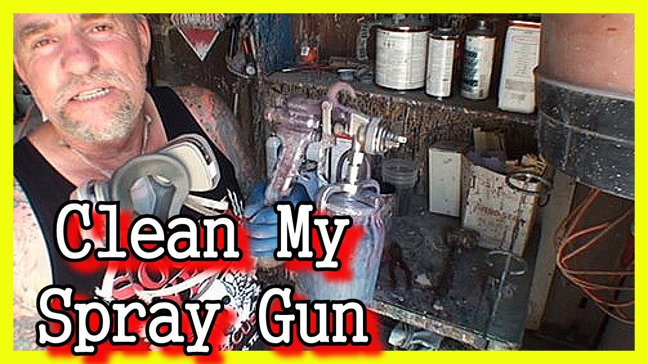 How To: Clean A Spray Paint Gun - HVLP and Siphon Spray Paint Guns ...