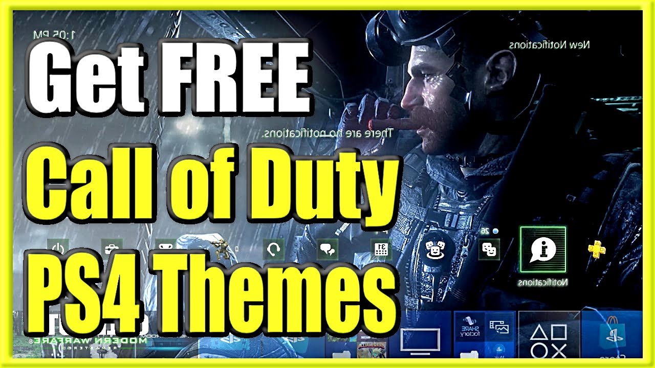 How to Get Call of Duty Dynamic Themes on PS4 for AWESOME backgrounds ...