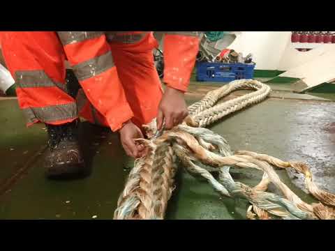 HOW TO SPLICE 12 STRANDS MOORING LINE 2025 - YouTube