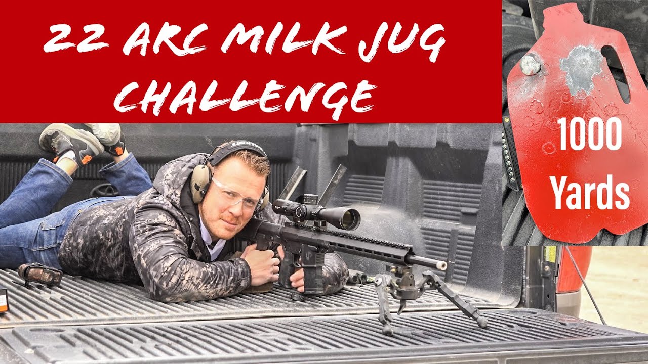22 ARC 1000 Yard Milk Jug Challenge! Is It Even POSSIBLE?! Uintah ...