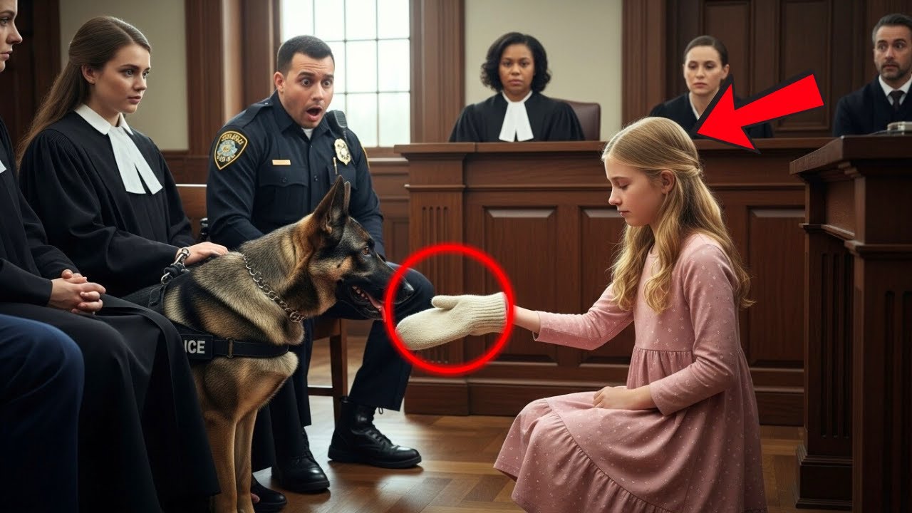 Little Girl Trades Police Dog Her Only Mitten The Officer Realizes It’s ...
