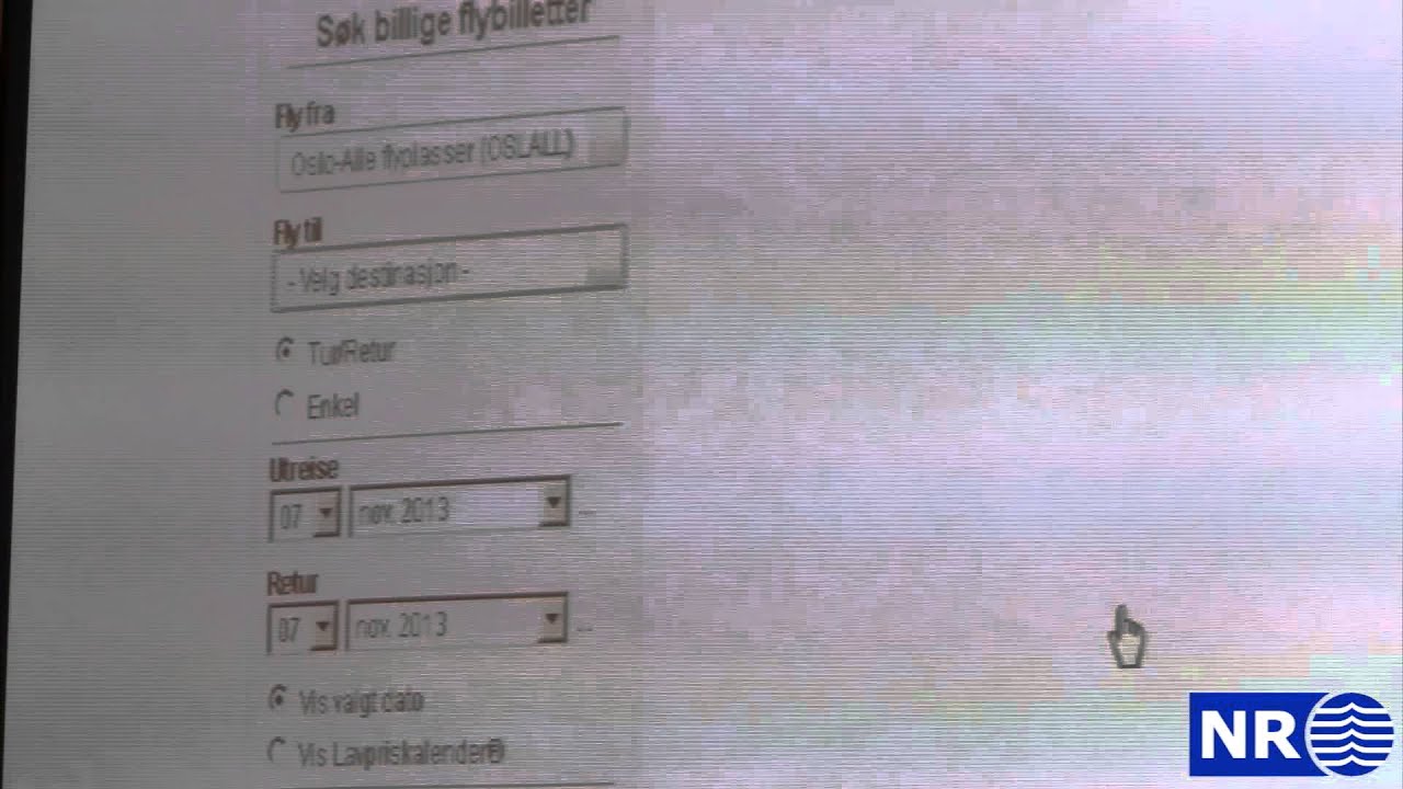 Hvordan en person med nedsatt syn bestiller flybillett på nett med pc ...