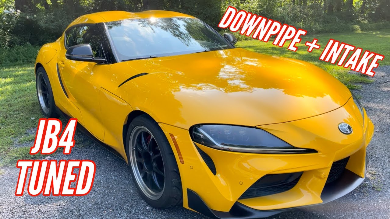 The GR Supra RETURNS... this time with MODS! | JB4 Tuned, Intake, MXP ...