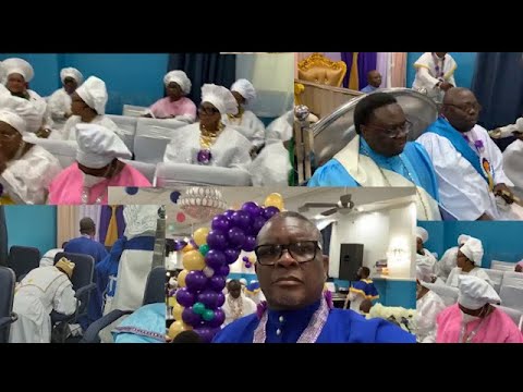 BABA CONFIRM @ CELESTIAL CHURCH OF CHRIST,CCC ILERI OLUWA HAVEST IN USA ...