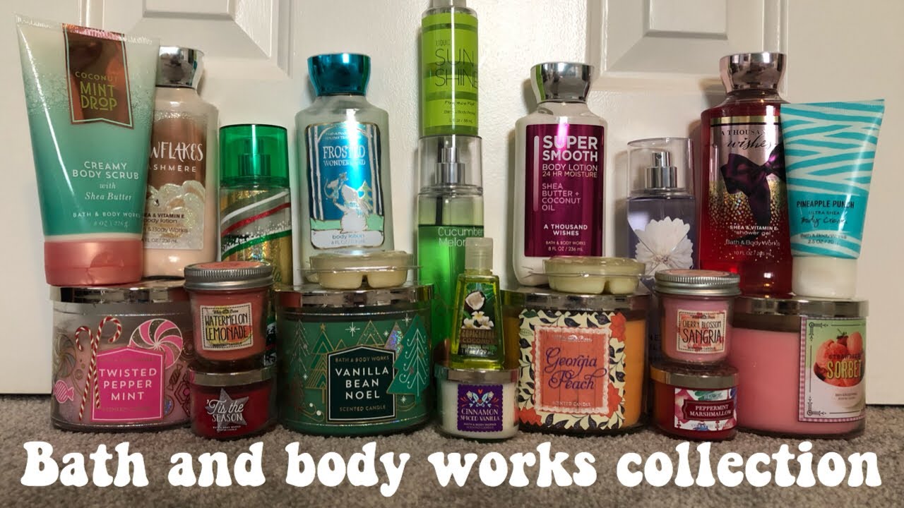 Bath and body works collection - YouTube
