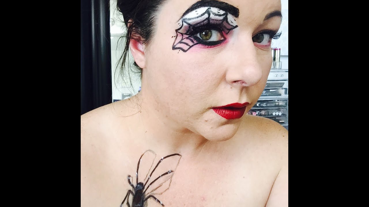 Spider Web Eye Look Tutorial! - Talk Through - YouTube