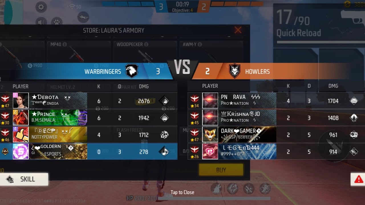 PRO NATION GUILD MEMBERS IN MY GAME @FreeFireIndiaOfficial @shorts ...