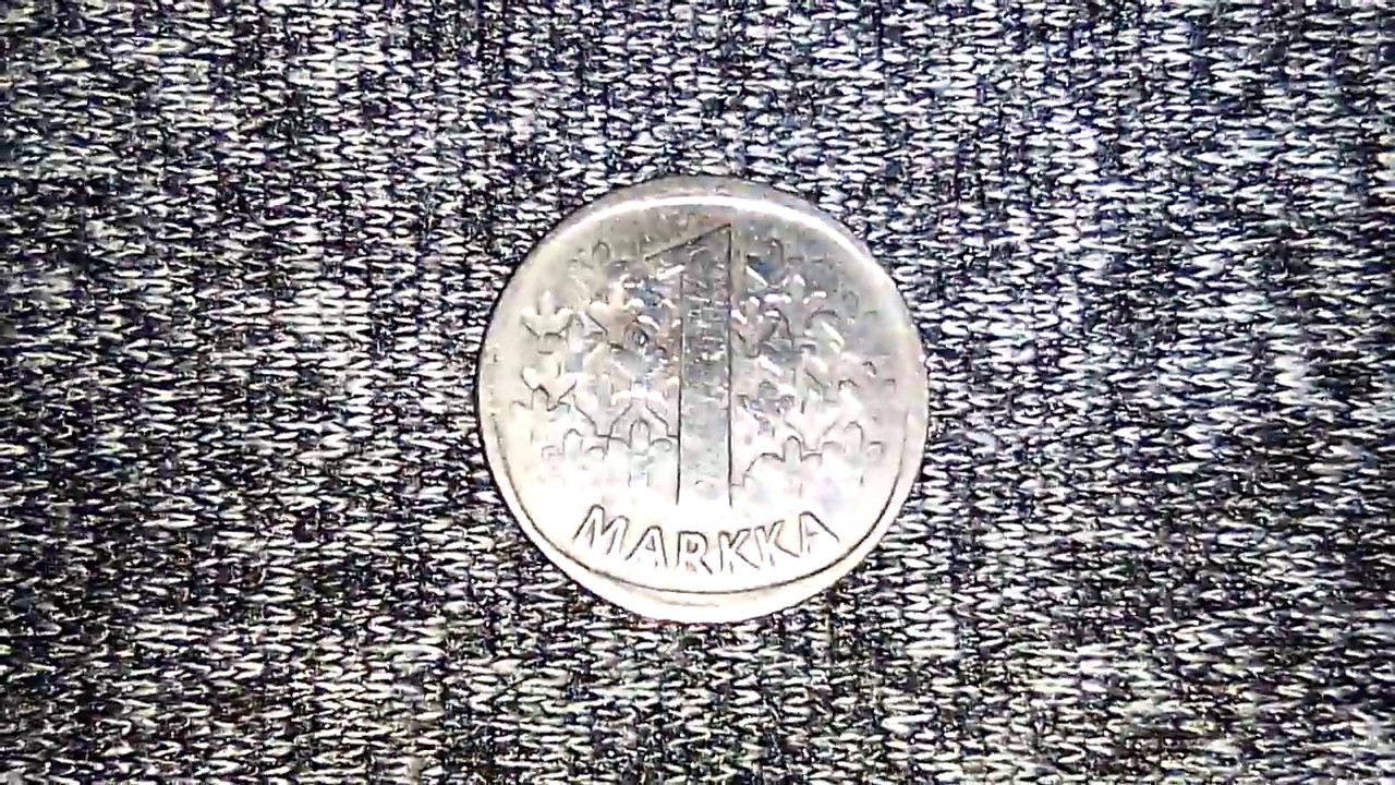 Finland 1 Markka Suomen Tasavalta Coin 1990 - YouTube