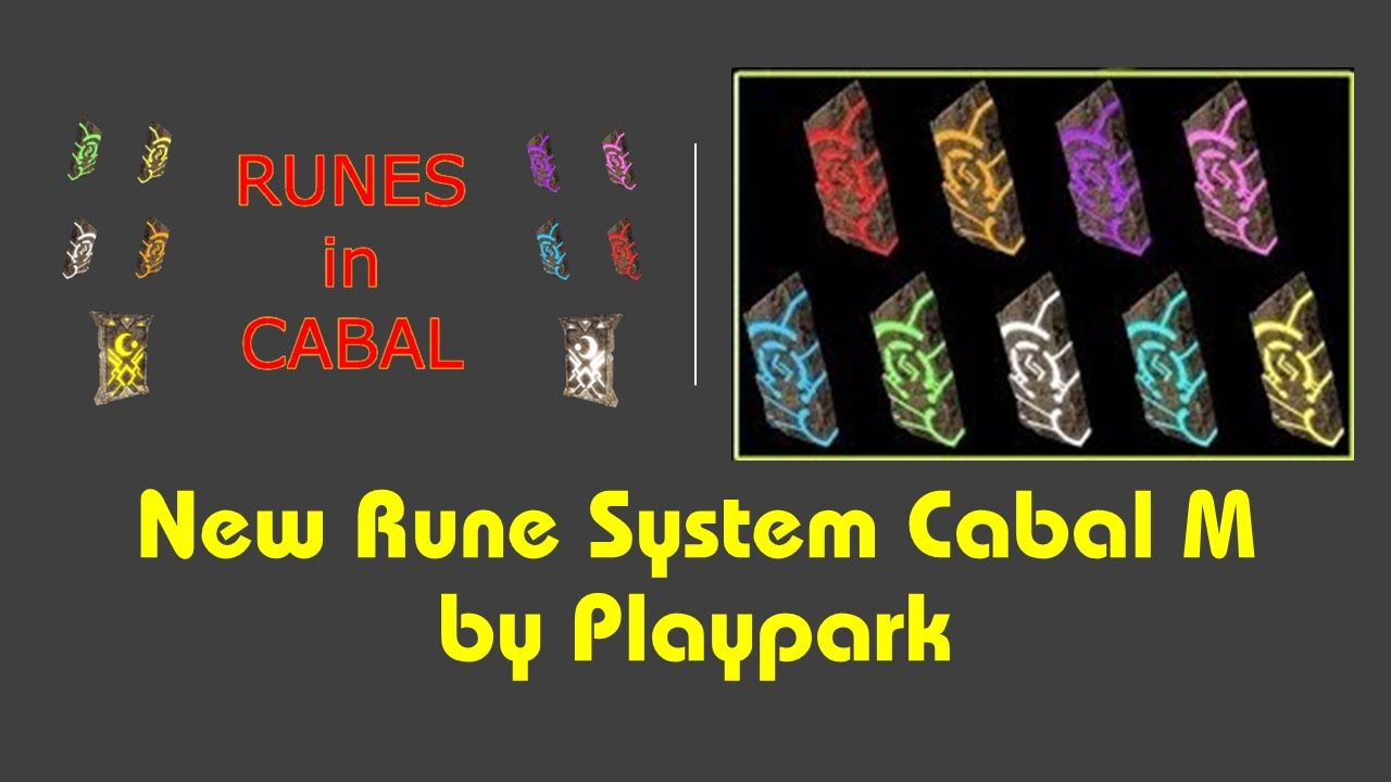 Cabal Mobile Playpark | New Rune System | Essence & Blended | - YouTube