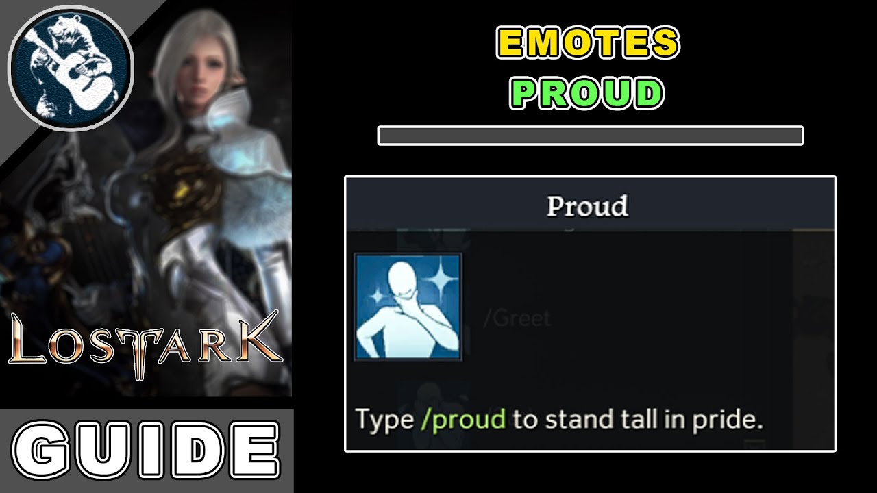 How to Get Proud Emote in Lost Ark | Emotes Location Guide - YouTube