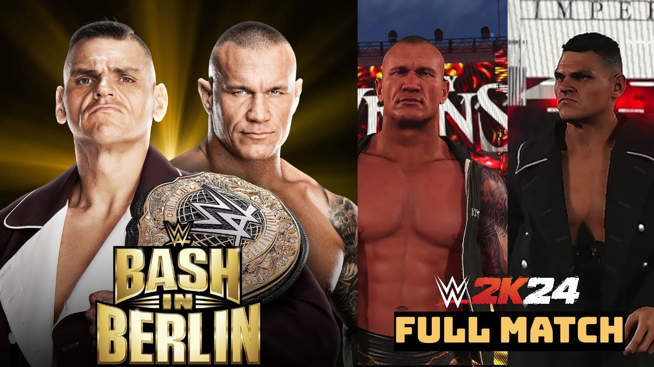WWE 2K24 - Randy Orton vs. Gunther | World Heavyweight Championship ...