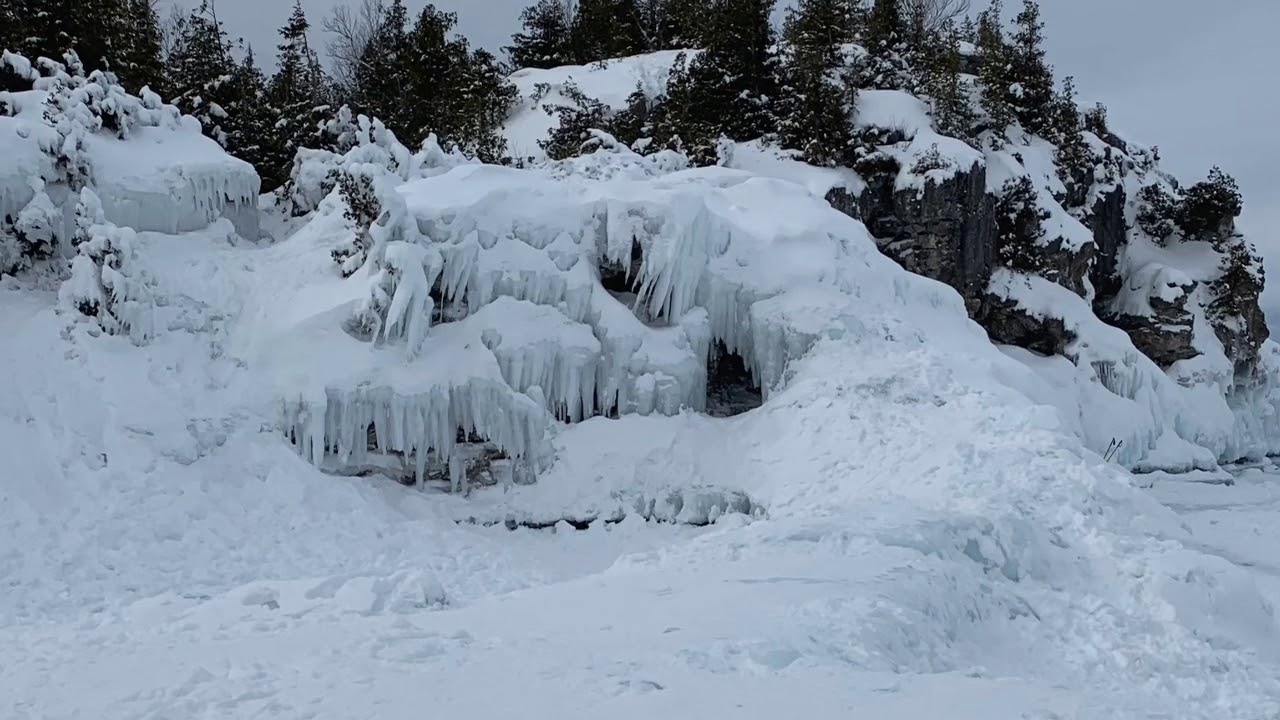 The Grotto in the winter. - YouTube
