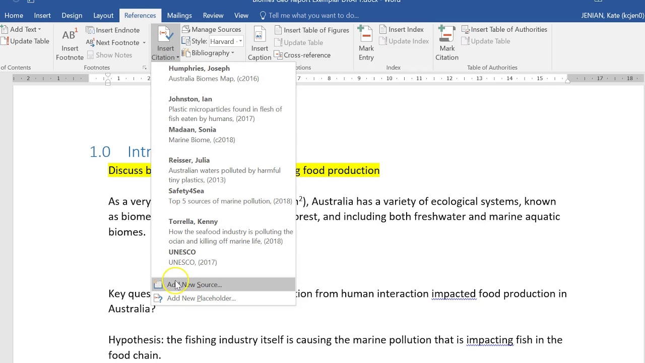 Referencing Your Sources In Word YouTube referencing-your-sources-in-word-youtube