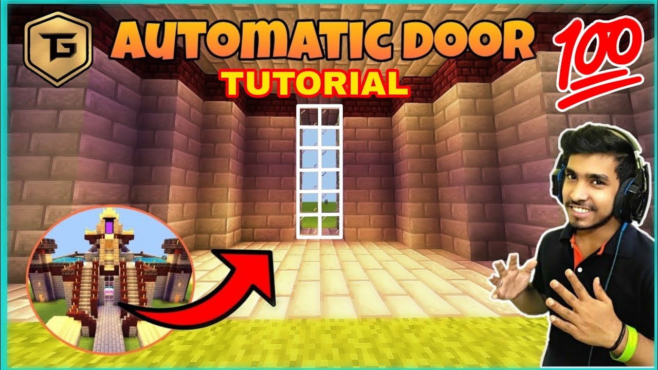 How To Make Techno Gamerz Automatic Door In Minecraft YouTube How To Make Techno Gamerz Automatic Door In Minecraft YouTube