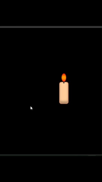 Enchanting Flickering Candle Animation – Pure HTML & CSS 🔥🕯️ - YouTube